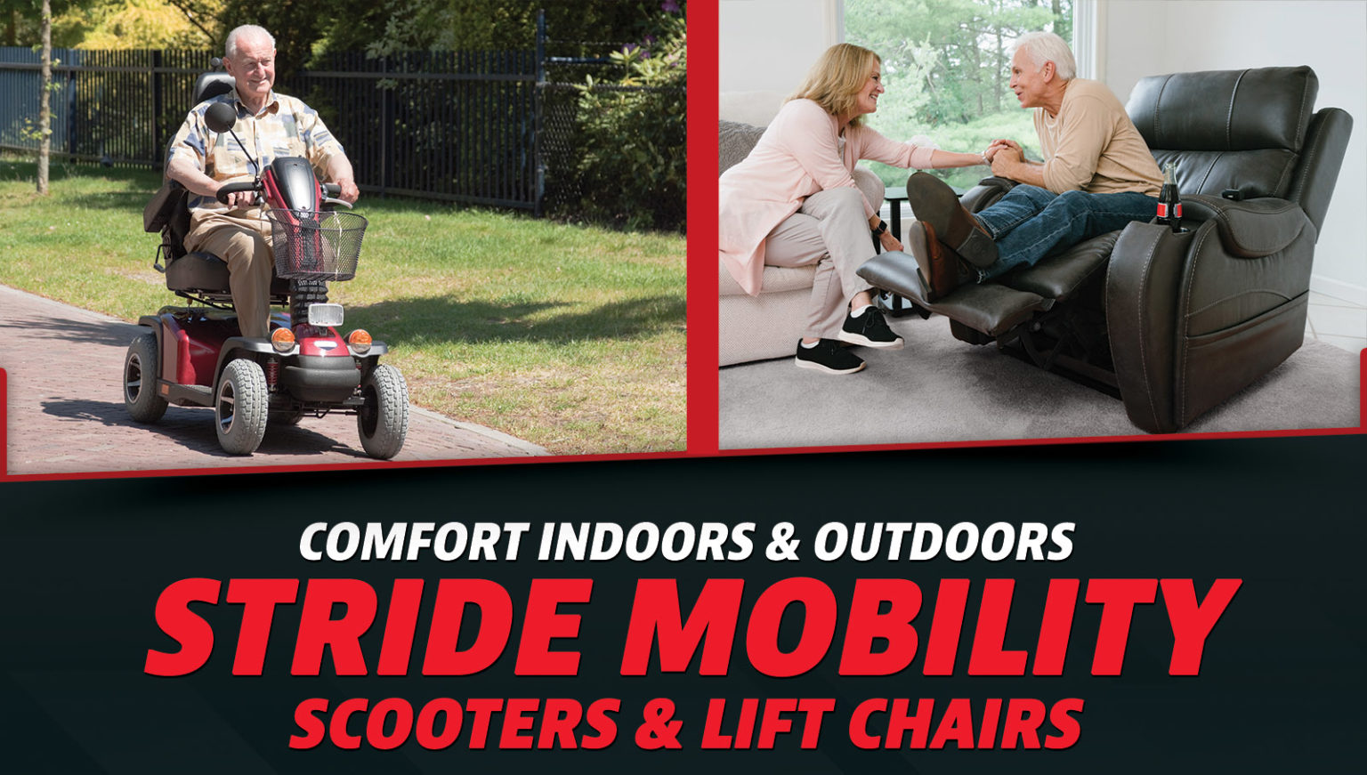 Strides Lift Chairs & Scooters – Stride Mobility